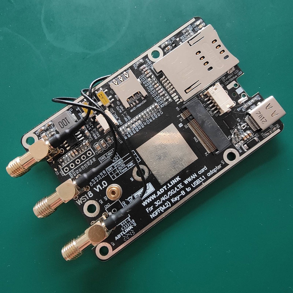 M.2 b-key wwan 5g khe cắm thẻ iot vào usb tyep-c 4g lte 5g module ...