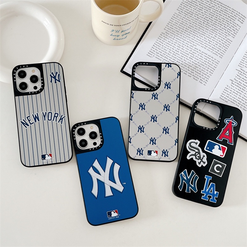 Casetifg Thương Hiệu Hợp Thời Trang MLB NY Logo Gương Điện Thoại Chất ...
