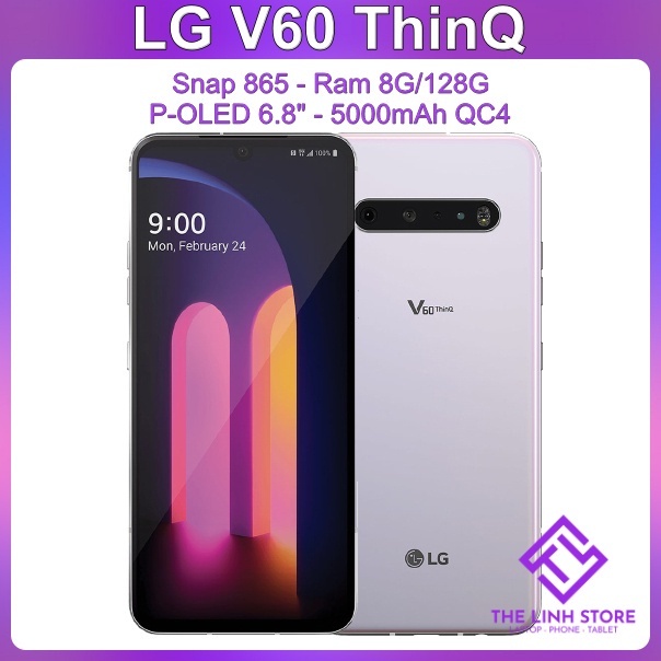 Điện thoại LG V60 ThinQ màn OLED 6.8 inch - Snap 865 ram 8G 128G | Shopee Việt Nam