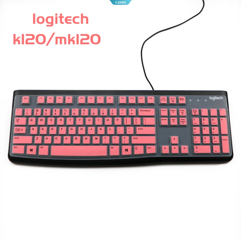 Miếng Dán Bảo Vệ Bàn Phím logitech K120 / MK120 K120 / MK120 Bằng Silicon Chống Thấm Nước / Bụi ...
