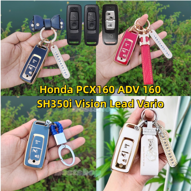Motor smart remote key case fob protector cho honda new motor pcx160 ...