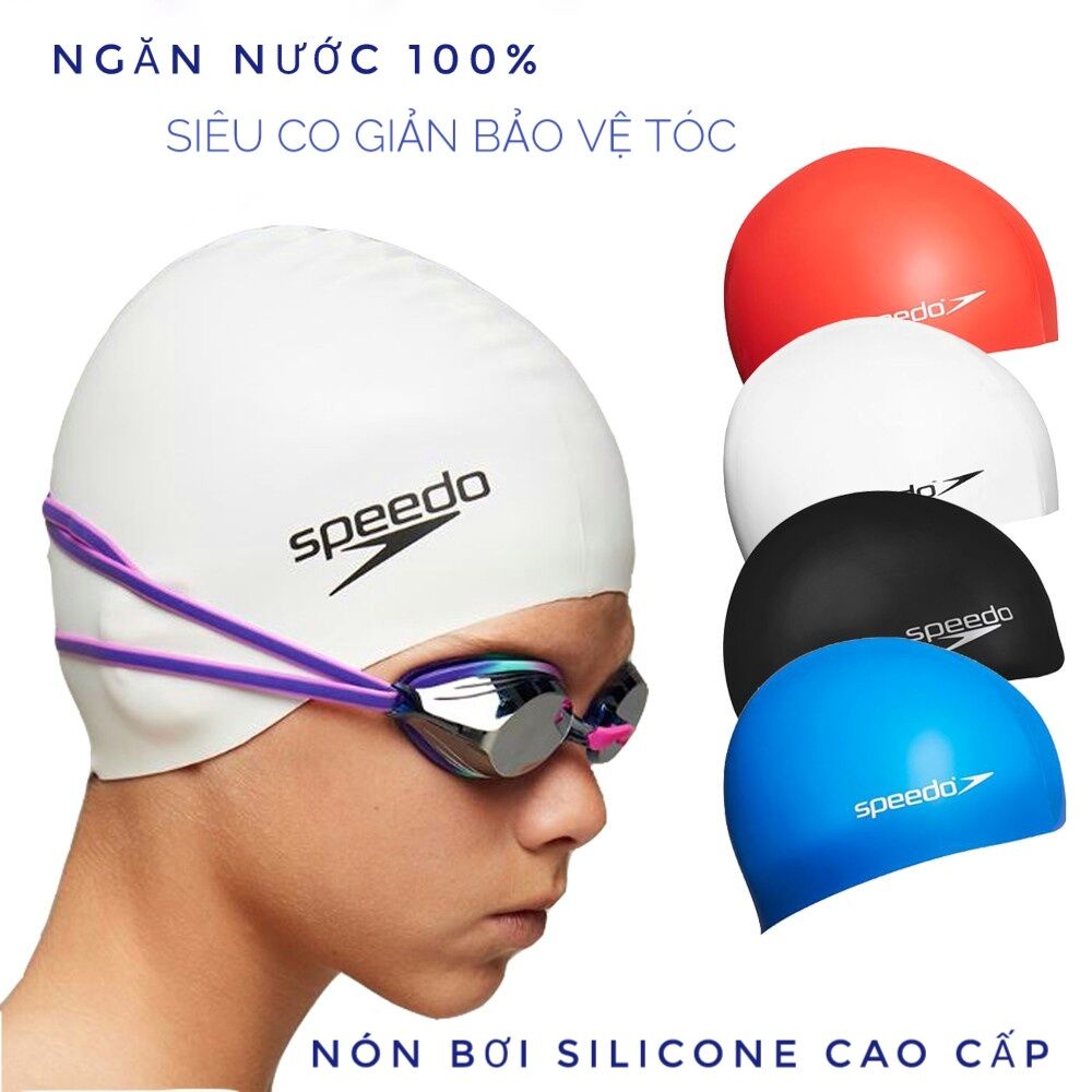 Nón Bơi - Mũ Bơi Cao Cấp Speedo/ Phoenix/ Conquest Trẻ Em Người Lớn ...