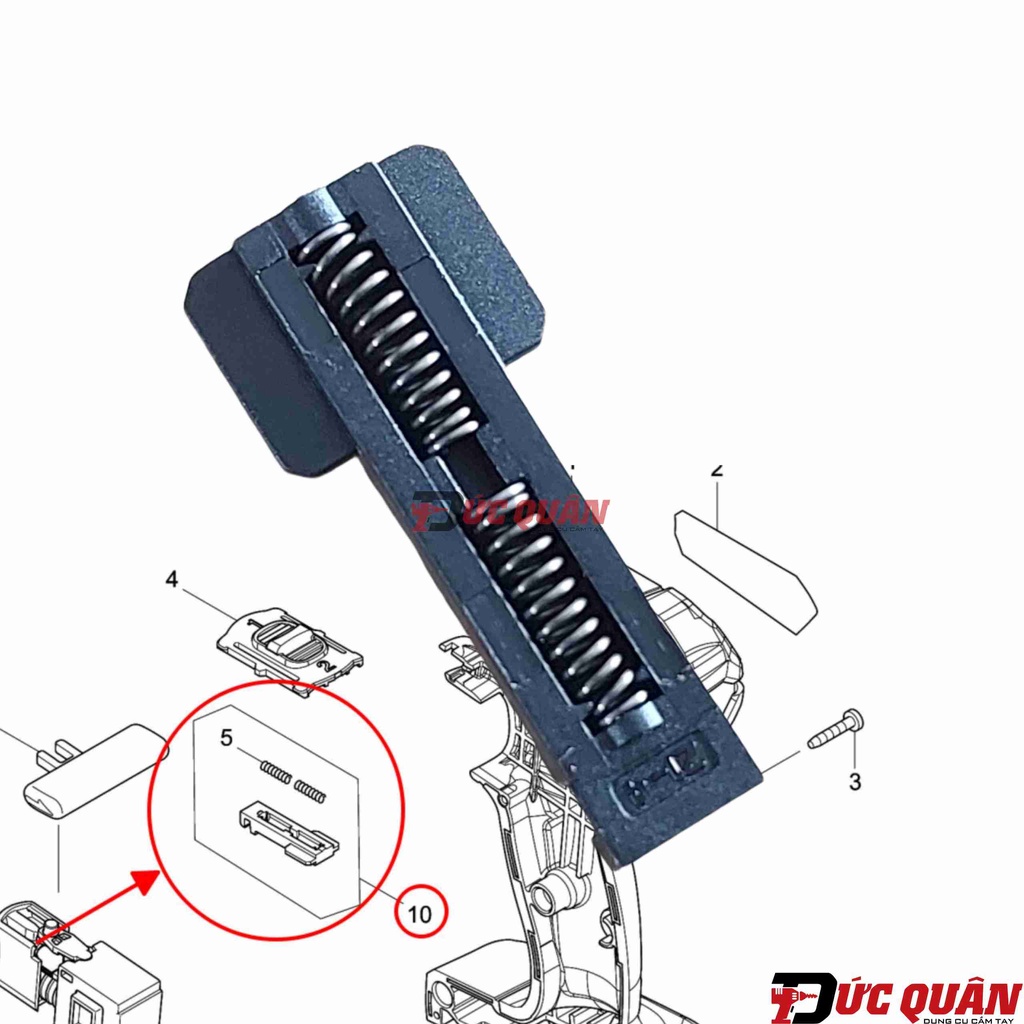 Nút gạt chuyển chế độ máy Makita DF083/ DDF83 | Shopee Việt Nam