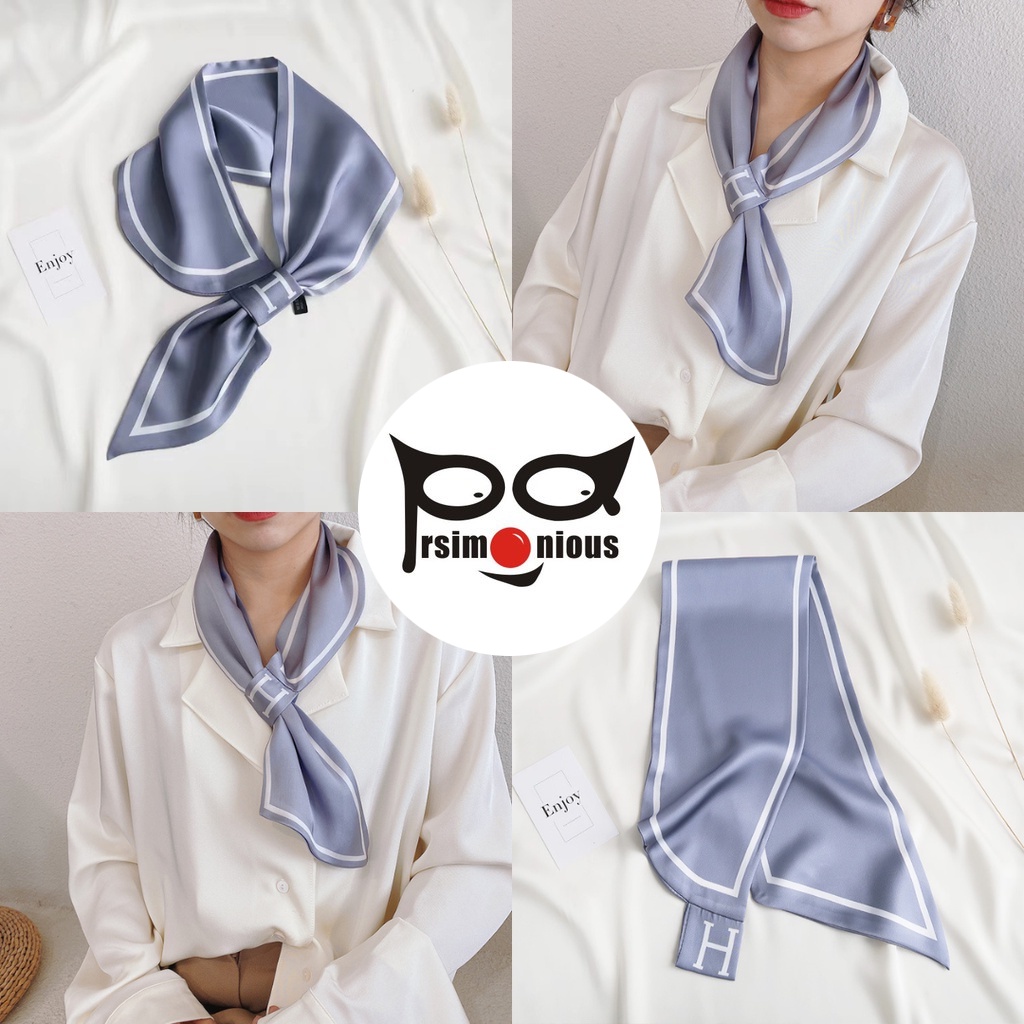 Parsimonious Khăn Quàng Cổ Lụa Nhỏ Dài Trang Trí Đơn Giản Và Đa Năng ...