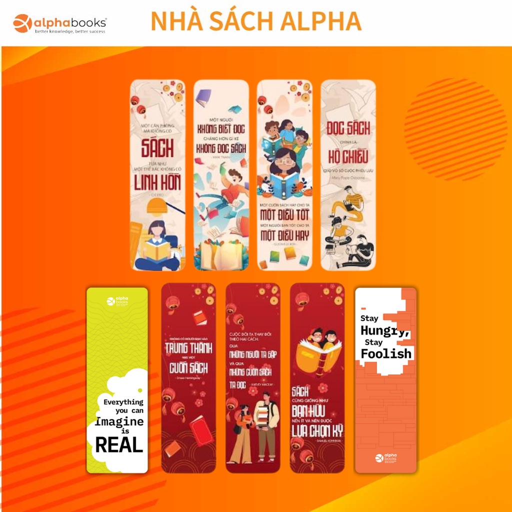 Quà Tặng: Bookmark Alpha Đánh Dấu Sách | Shopee Việt Nam