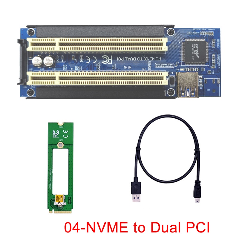 Card Chuyển Đổi pci e / nvme / mini pci-e Sang pcie Kèm Cáp usb 3.0 ...