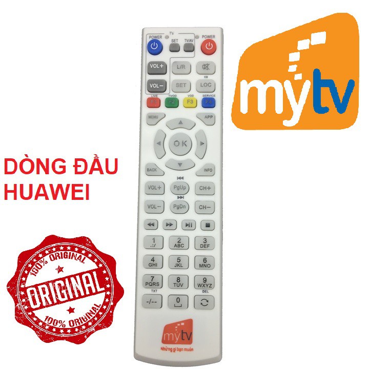 Remote điều khiển đầu thu MYTV HUAWEI - MY TV HWK dùng PIN AA | Shopee ...