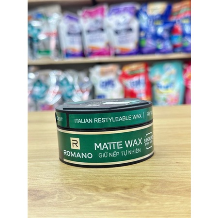 Sáp vuốt tóc Romano Matte Wax - Giữ nếp tự nhiên 68g | Shopee Việt Nam