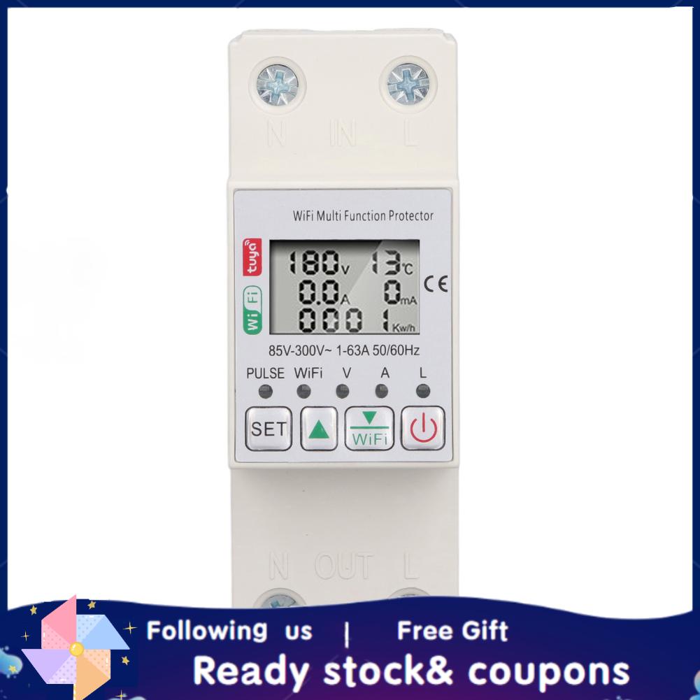 Xiyijia Smart Power Meter Switch for Tuya Energy Circuit Breaker Multi ...