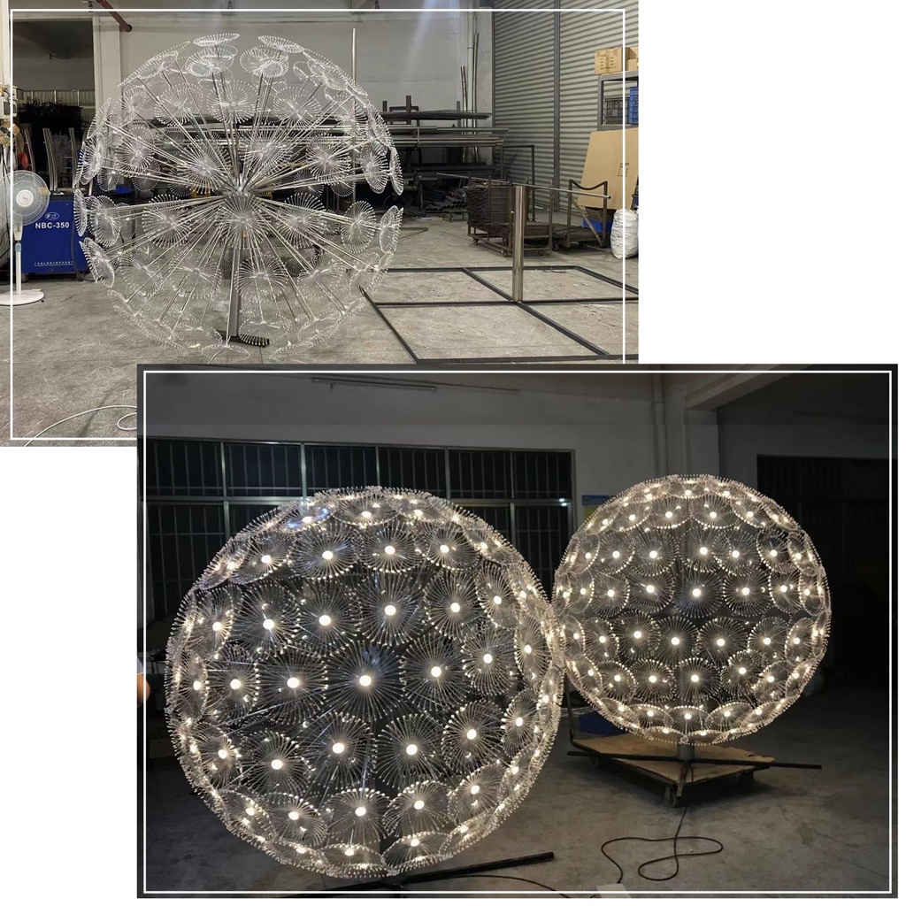 Đèn LED Hoa Bồ Công Anh Trang Trí Cảnh Quan Sân Vườn, Công Viên ZSV ...