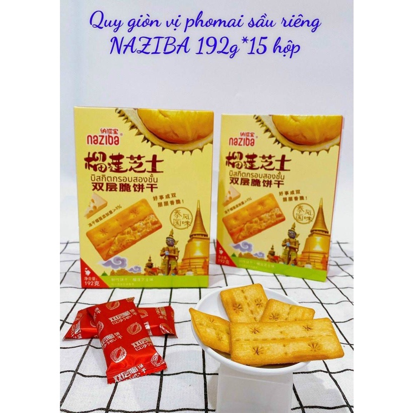 Bánh Naziba HG 192g ( phô mai sầu riêng) Lý Trinh | Shopee Việt Nam
