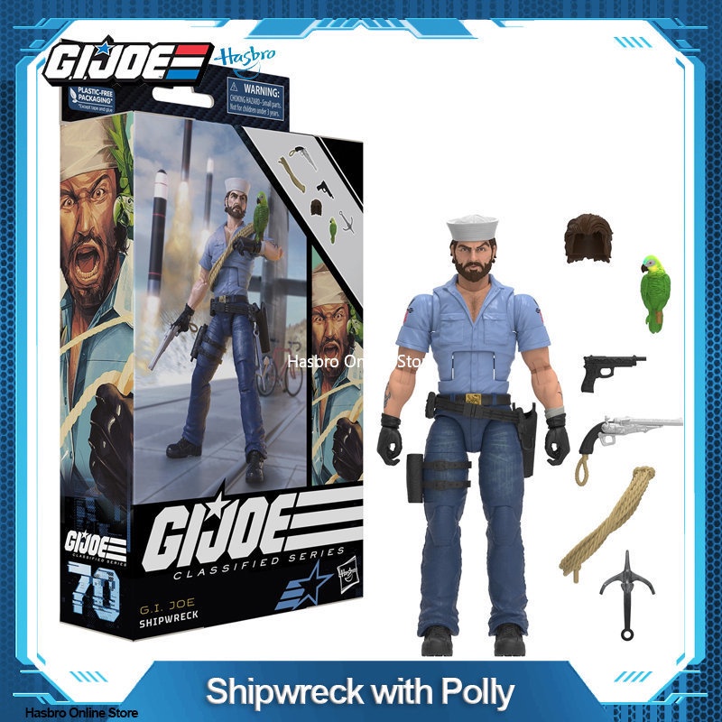 Hasbro G. I. Joe Classified Series Shipwreck with Polly Collectible ...
