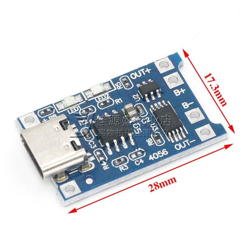 Modul Sạc Pin TP4056 Lithium Loại Micro B (chân cám đâu nhỏ) TP4056 1A ...