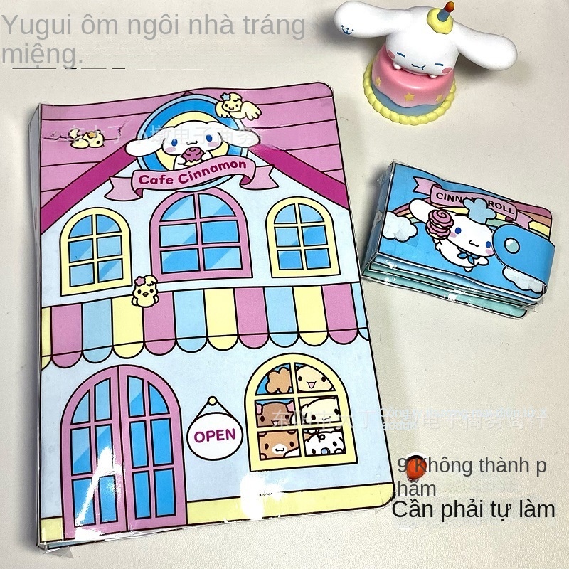 Sanrio Sách Mini Hình Chú Chó Cinnamon Tai To Phát Nhạc Thủ Công DIYTèo ...