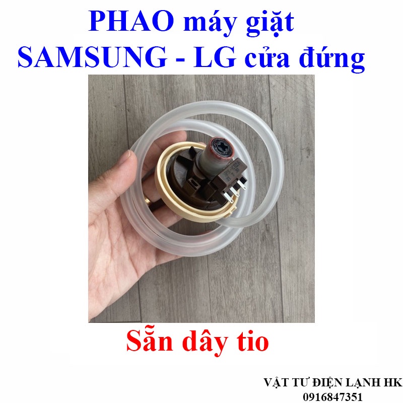 Phao máy giặt SAMSUNG LG - Van áp lực nước MG cửa trên - cảm biến mức ...