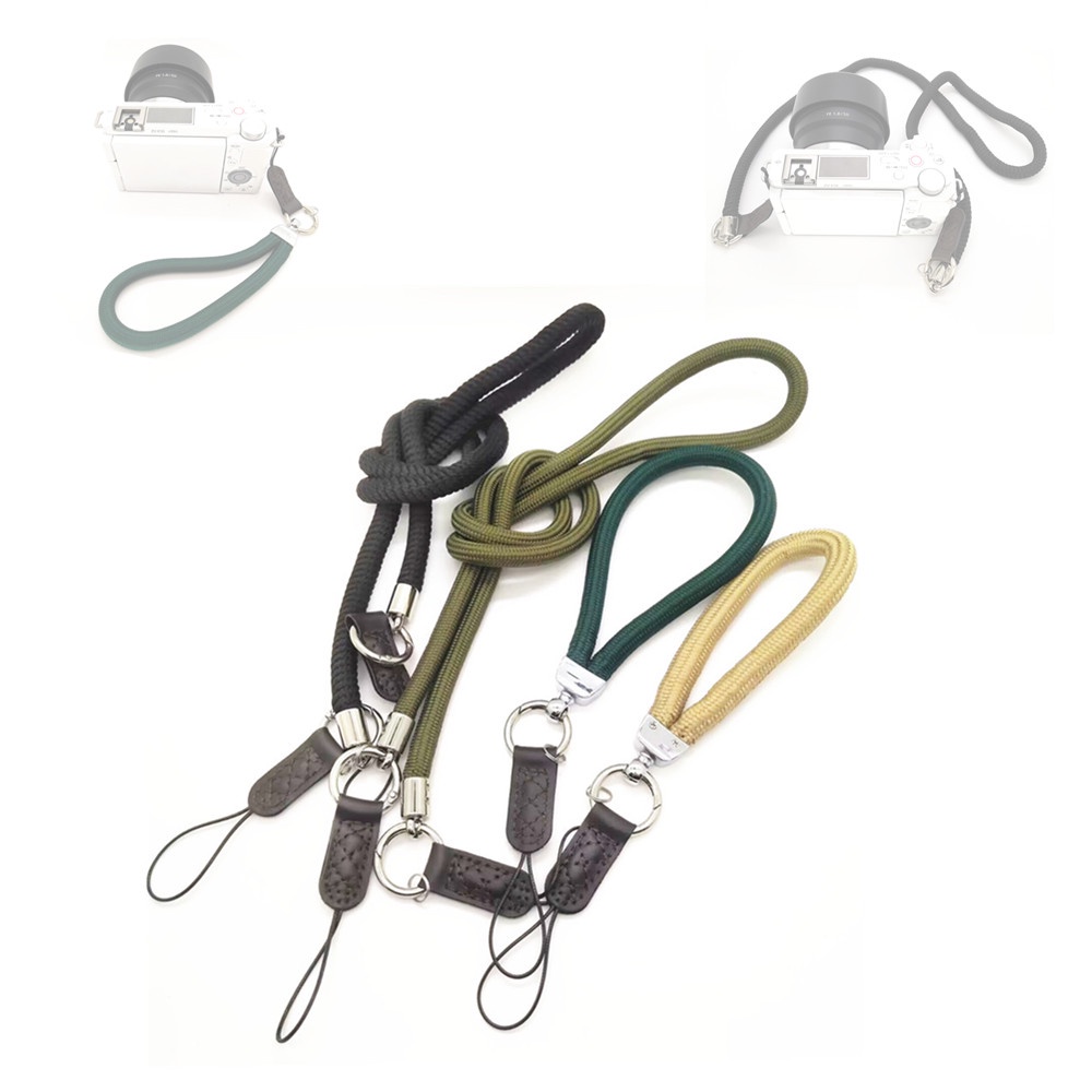 Metal Ring Nylon Camera Shoulder Hand Strap for Sony Canon Fuji Nikon ...