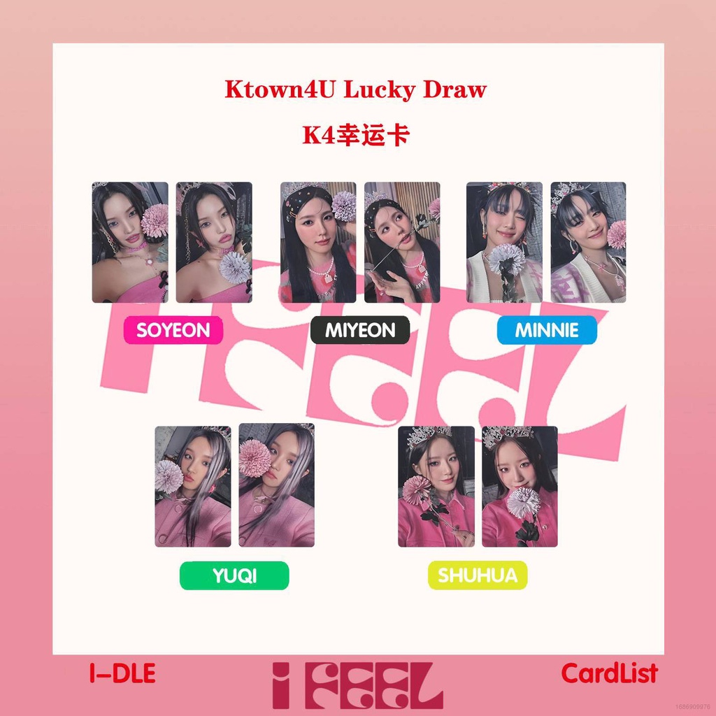 Set 5 Tấm Thẻ Ảnh GI-DLE K4 Ktown4U Cho Mi yeon Minnie Jeon So-yeon YUQI Yeh Shuhua | Shopee ...