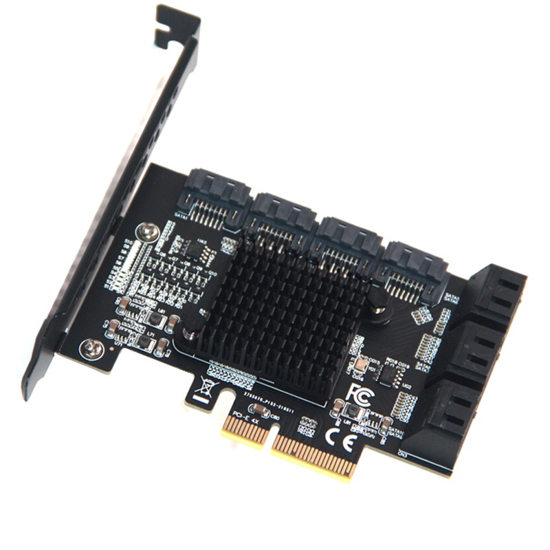 Chi a mining riser 10 cổng pcie sata card pci express sata controller ...