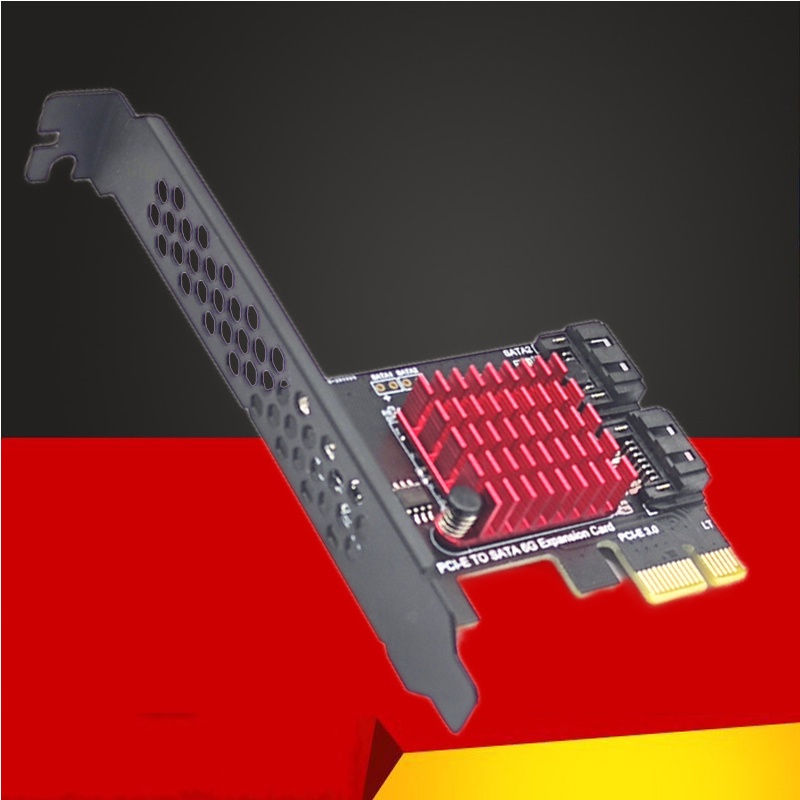 Chi a mining sata pci e adapter 2 cổng sata 3.0 sang pcie x1 card mở ...