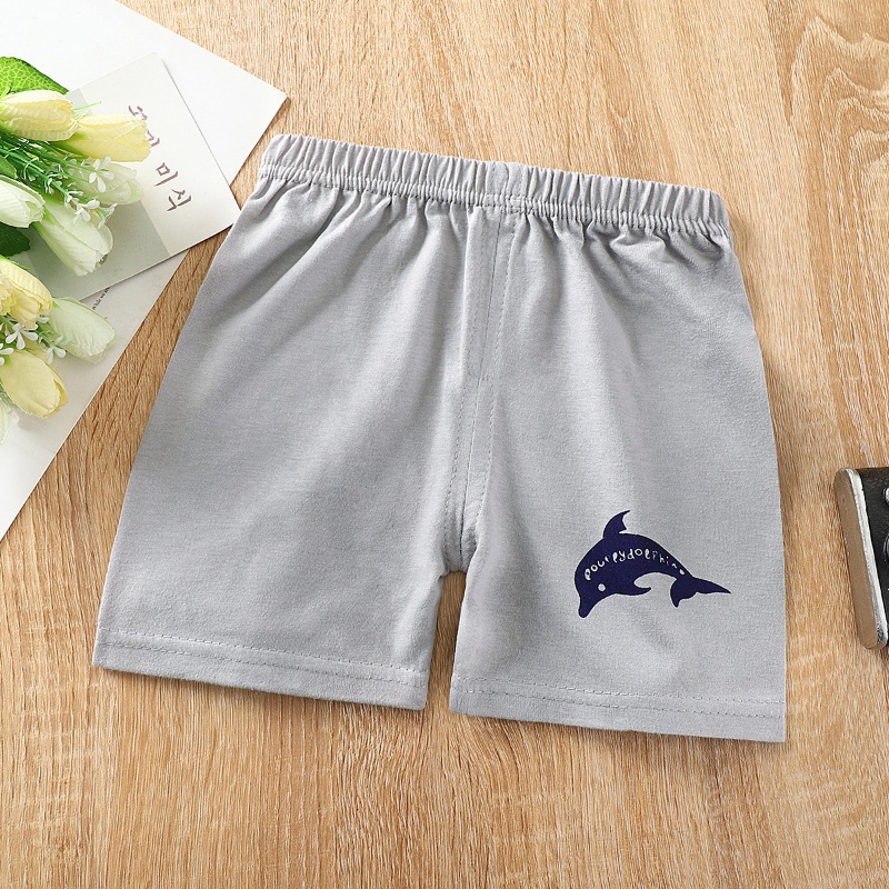 Hàng sẵn có 73-130CM Phiên bản Hàn Quốc Cotton nguyên chất Bé trai Bé gái Quần short hoạt hình ...