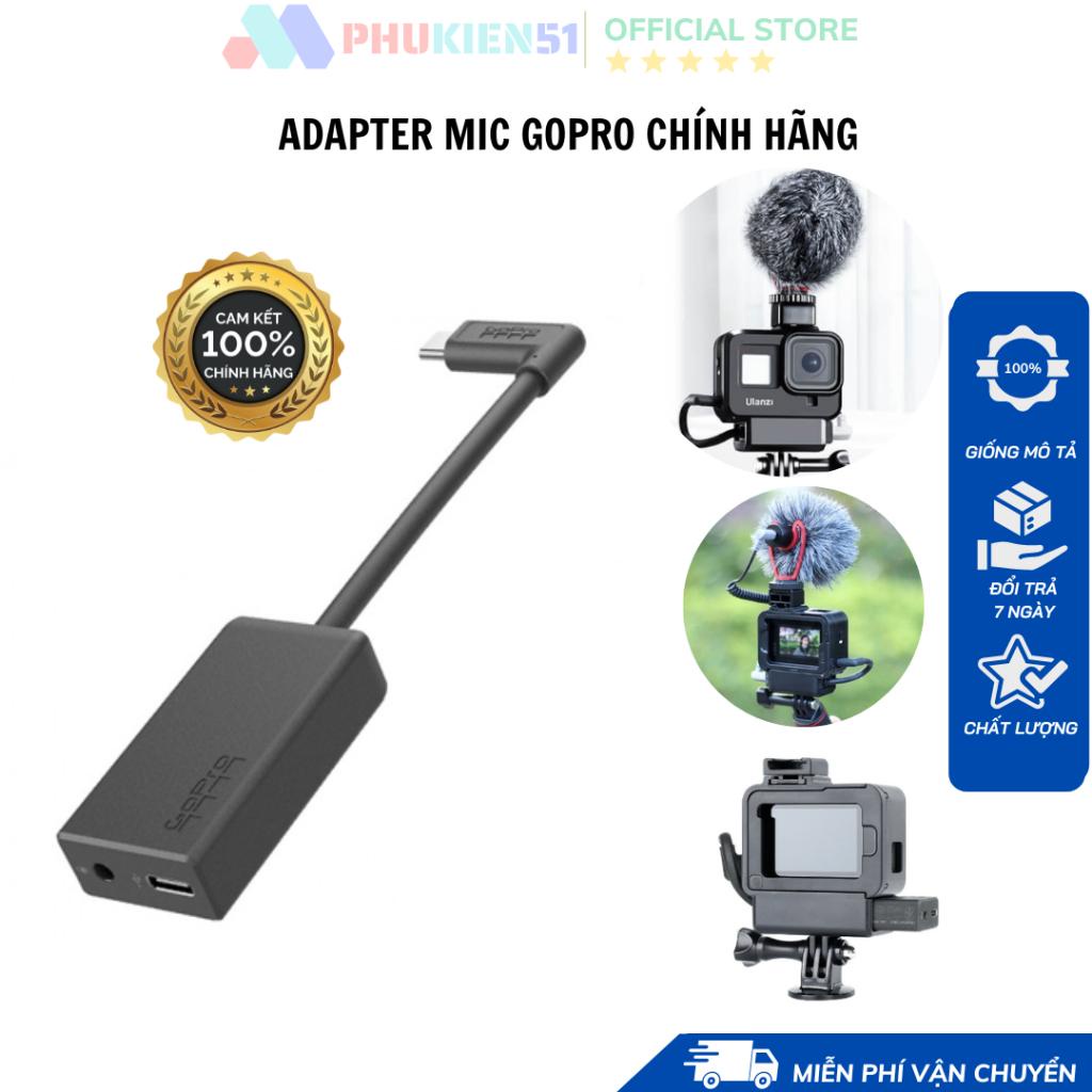 Adapter mic Gopro 3.5mm dành GoPro Hero 5 6 7 8 9 10 11 Black- Hàng ...