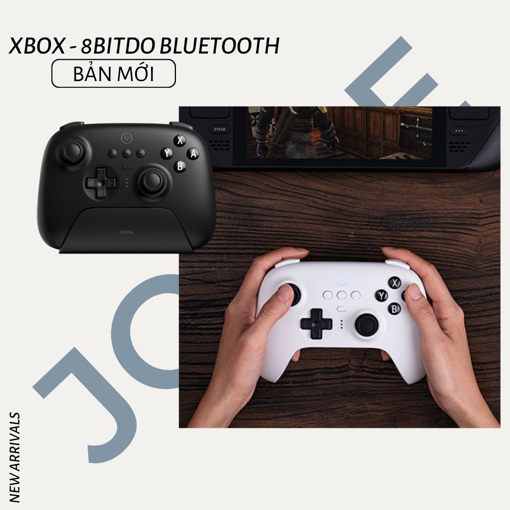 Tay cầm 8BitDo Ultimate Bluetooth Controller kèm Dock Sạc cho Nintendo Switch, PC, Laptop ...