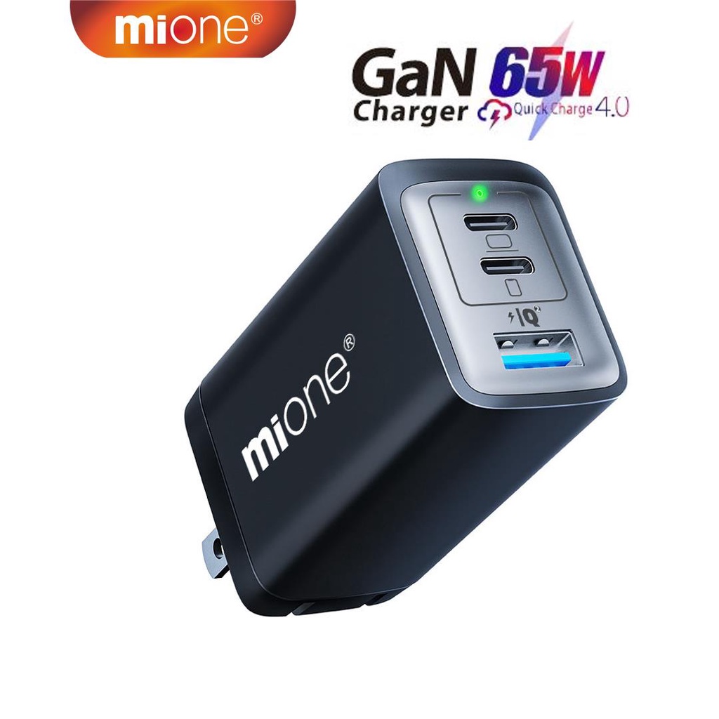 Củ Sạc Nhanh 65W MIONE GaN Pro Bộ Sạc Laptop hỗ trợ sạc nhanh PD 3.0 ...