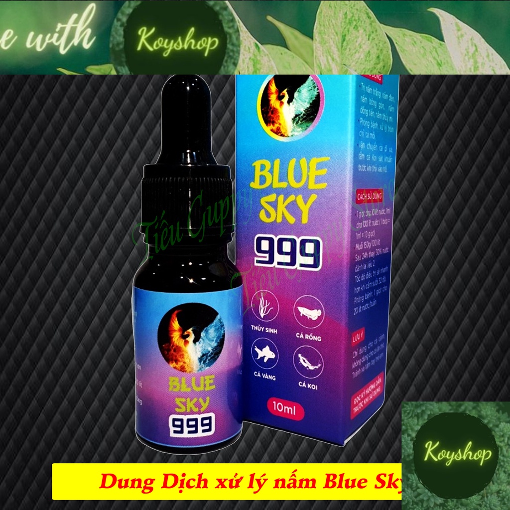 Dung Dịch BLUE SKY 999 - Chuyên Xử Lý Nấm và Trùng Chỉ cho Các Loài Cá Cảnh | Shopee Việt Nam
