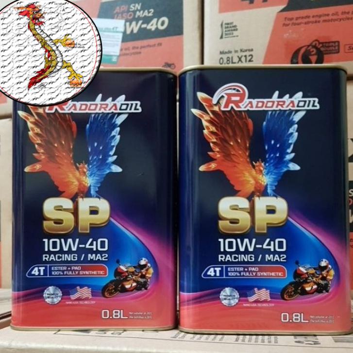 NHỚT XE SỐ SP 4T RACING 10W40 JASO MA2 lon 800ml, nhớt SP racing 10W40 dầu nhớt tiêu chuẩn Mỹ ...