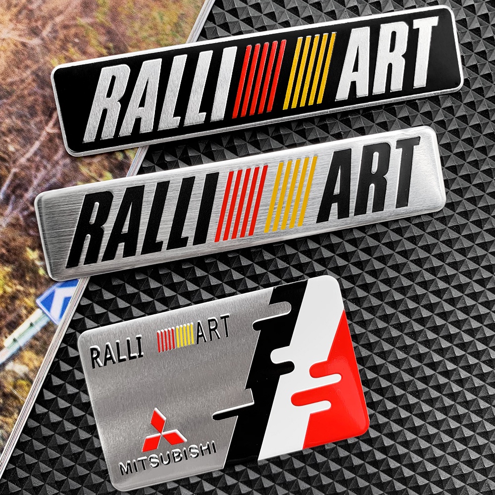 Miếng Dán 3D Bằng Nhôm Trang Trí Xe Hơi Mitsubishi ralliart asx ...