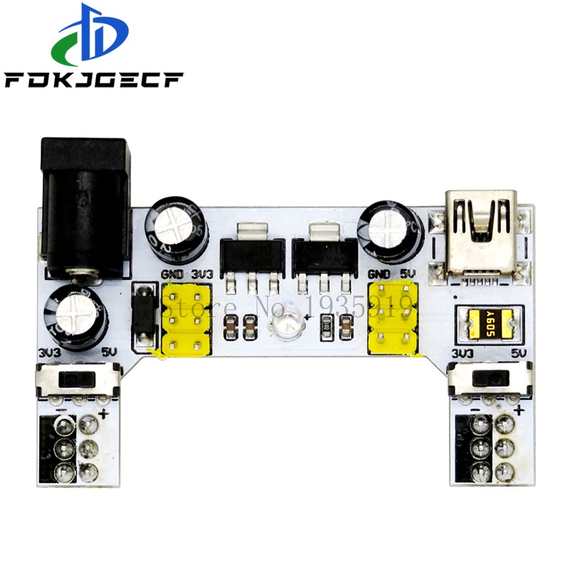 Mô Đun Cung Cấp Nguồn MB-102 DC 7-12V MINI USB 2 Kênh Cho Arduino ...