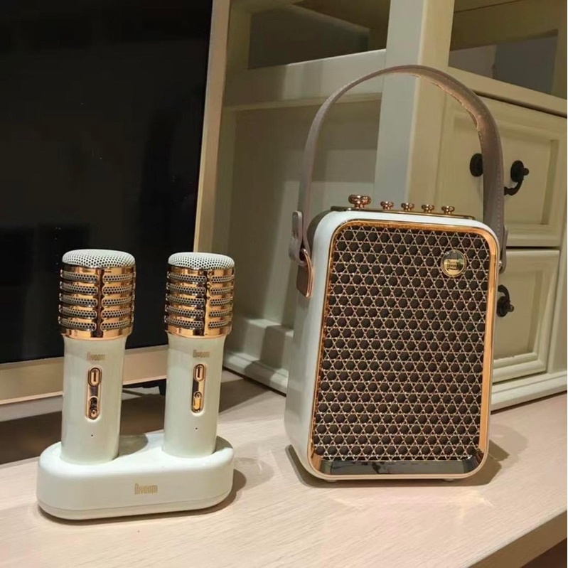 Loa bluetooth Karaoke 2 mic Divoom SongBird-HQ không dây công suất 50W ...