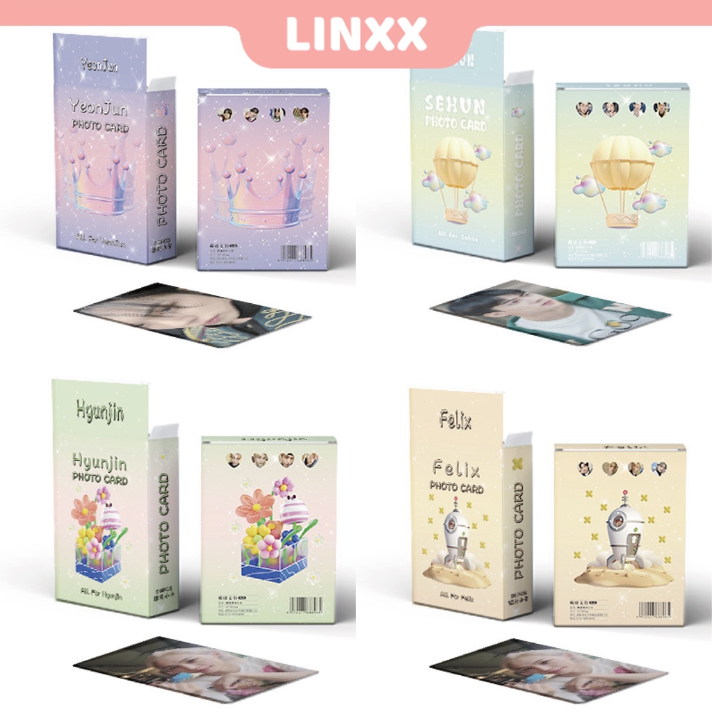 Linxx 50 chiếc felix hyunjin yeonjun kpop album lomo card kpop laser ...