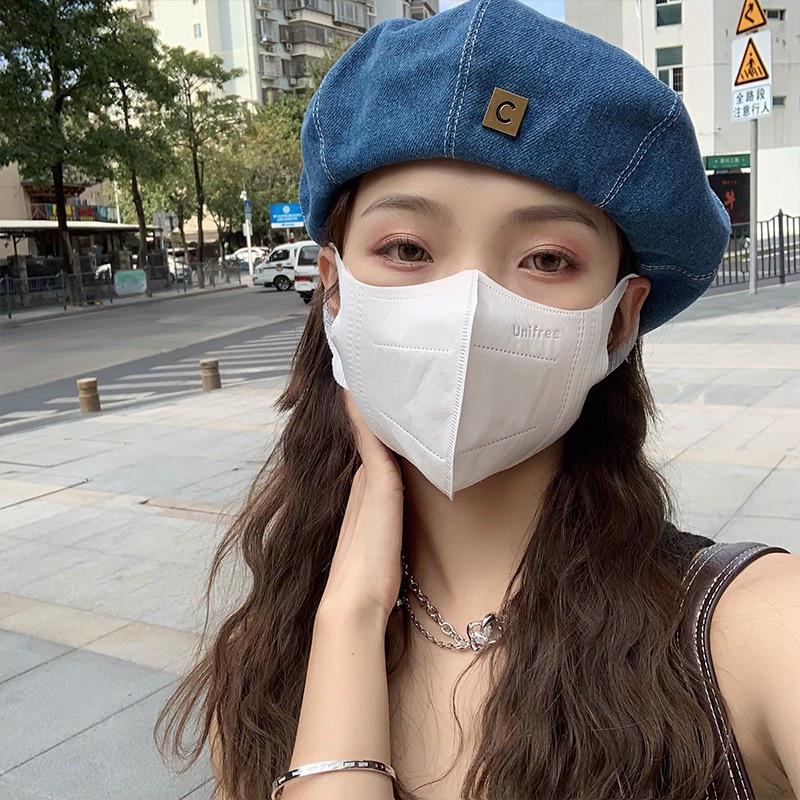 Mũ Nồi Denim In Chữ c Kiểu Nhật Bản Mới | Shopee Việt Nam