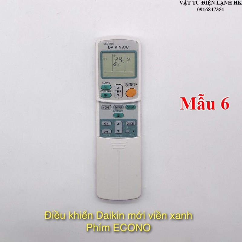 Remote máy lạnh DAIKIN phím ECONO ARC433A87, điều khiển điều hòa daikin ...