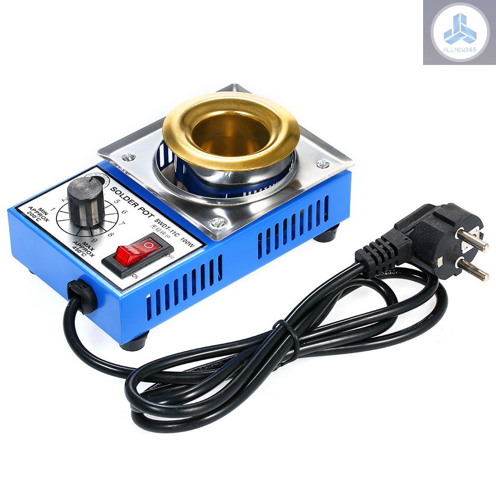 300W 220V 100mm 1200g Mini Lead Free Soldering Pot Titanium Coating ...