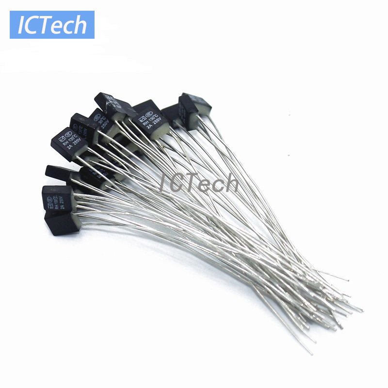 Set 100 Cầu Chì Nhiệt 2A 250V Cho Động Cơ Quạt Đèn LED Fues 95 105 110 ...