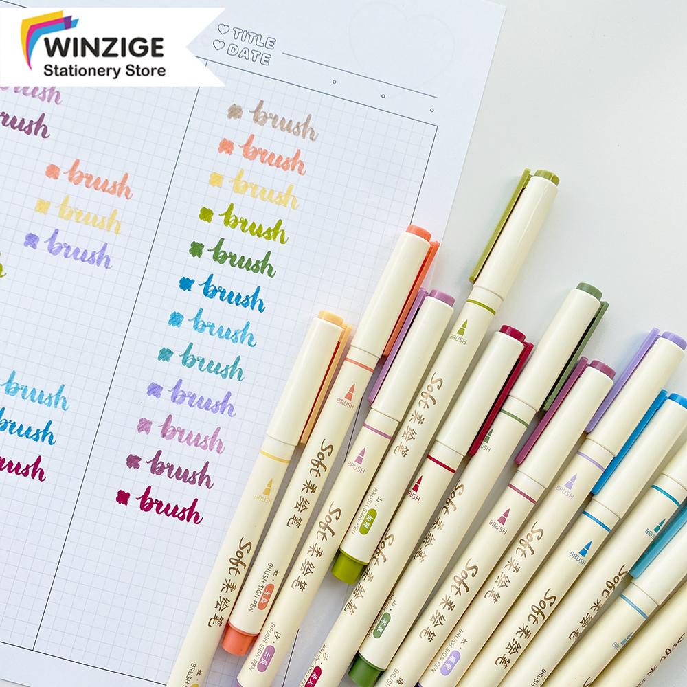 Winzige bút brush bút màu lông bút calligraphy brush lettering bút viết ...