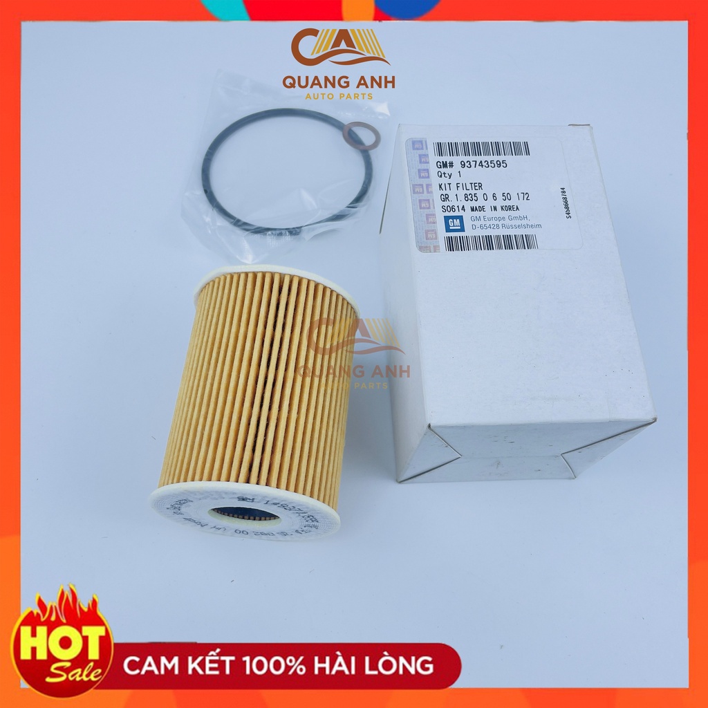 Lọc nhớt, lọc dầu động cơ Chevrolet Captiva (máy dầu, 2.0) Mã: 93743595 ...