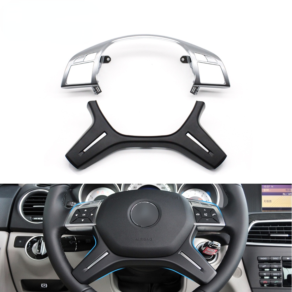 Vỏ Bọc Vô Lăng Màu Bạc Thay Thế Cho Mercedes Benz C E M ML GL GL GLS G ...
