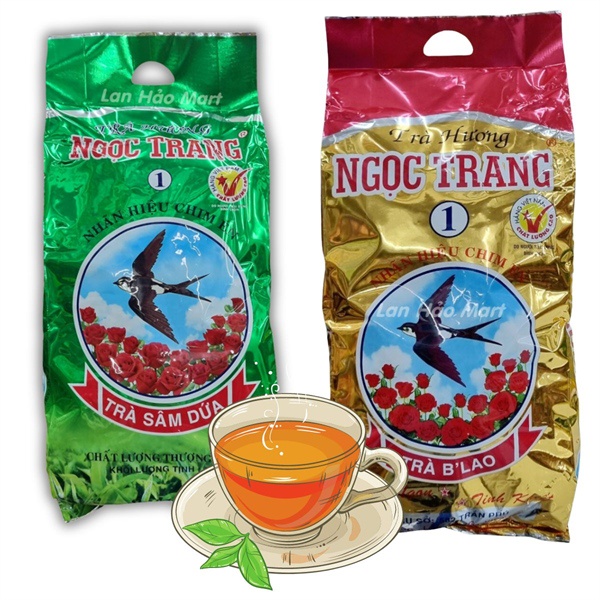 TRÀ NGỌC TRANG SÂM DỨA (XANH) HOẶC HƯƠNG LÀI (VÀNG) - GÓI LỚN 400G | Shopee Việt Nam