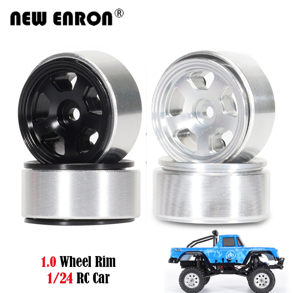 4 cái 1,0 Inch Hợp kim CNC Vành bánh xe hạt RC Micro Crawler Hub cho 1 ...