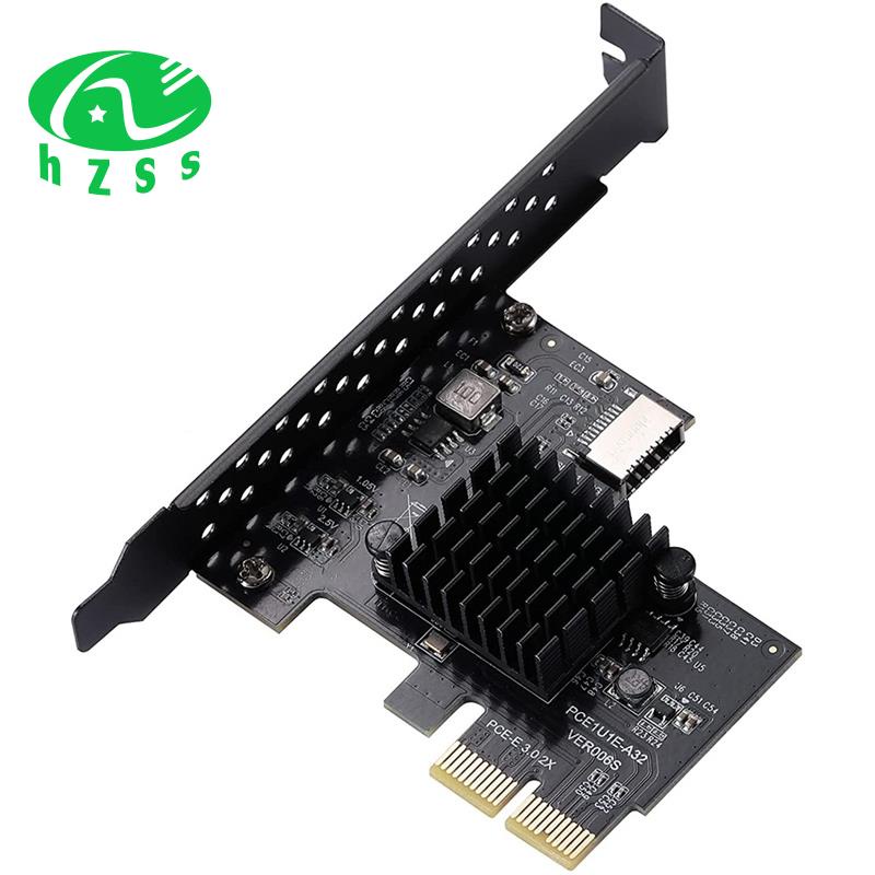 Card Mở Rộng PCI-E 2X Sang USB3.1 A-Key Gen2 10Gbps Type-C 20-Pin Thẻ | Shopee Việt Nam
