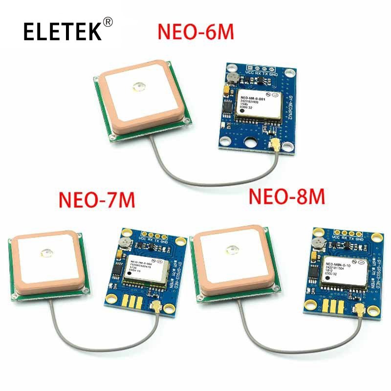 Mô Đun GPS GY-NEO6MV2 GY-NEO7MV2 GY-NEO8MV2 NEO-6M NEO-7M NEO-8M Kèm Ăng Ten Cỡ Lớn MWC APM2.5 ...