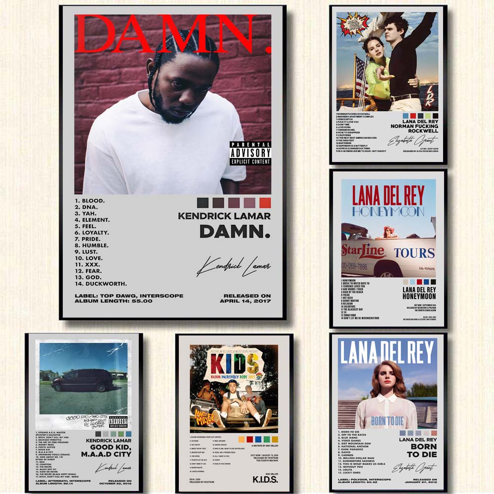 Album Nhạc Có Poster Rapper Album Nhạc Bìa Ký Tranh Canvas Bắc Âu Nghệ ...