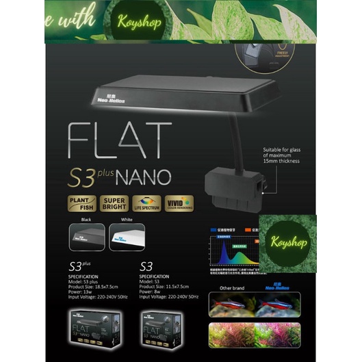 ( Giao nhanh 2h) Đèn Led Neo Helios FLAT S3 Plus Nano Chuyên Dụng Cho ...