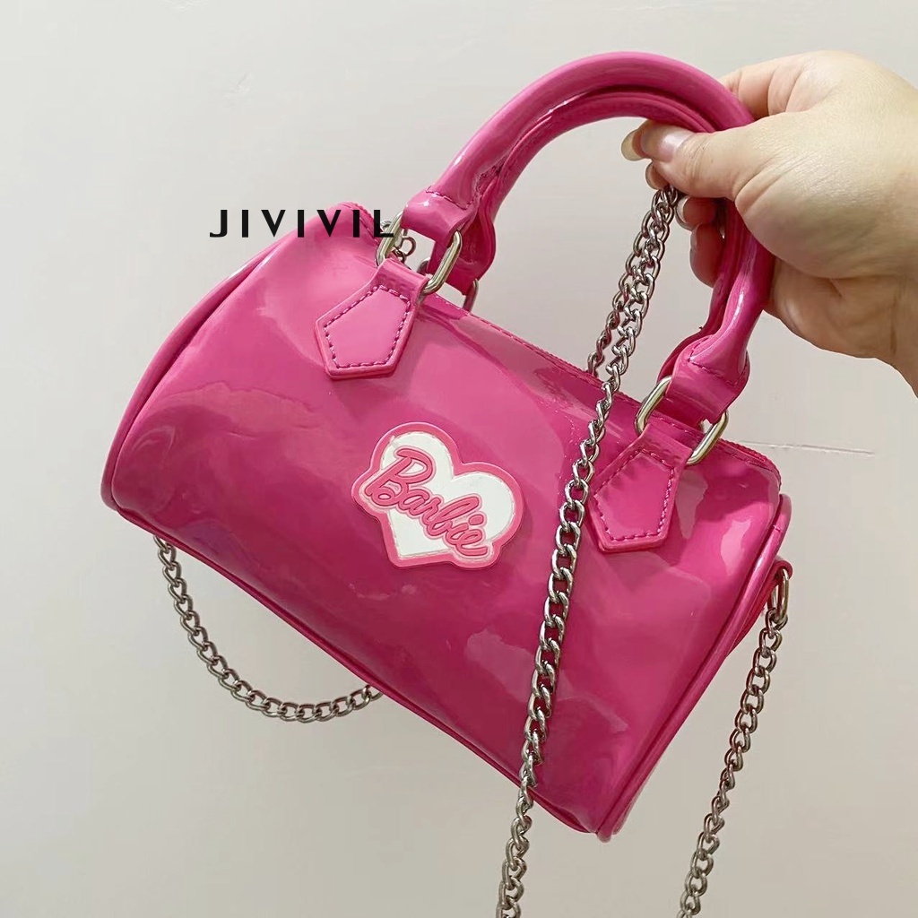 Jivil Barbie Girl Mặt Sáng Túi Đeo Ngang Thiết Kế Nhỏ Hàn Quốc Đa Năng ...