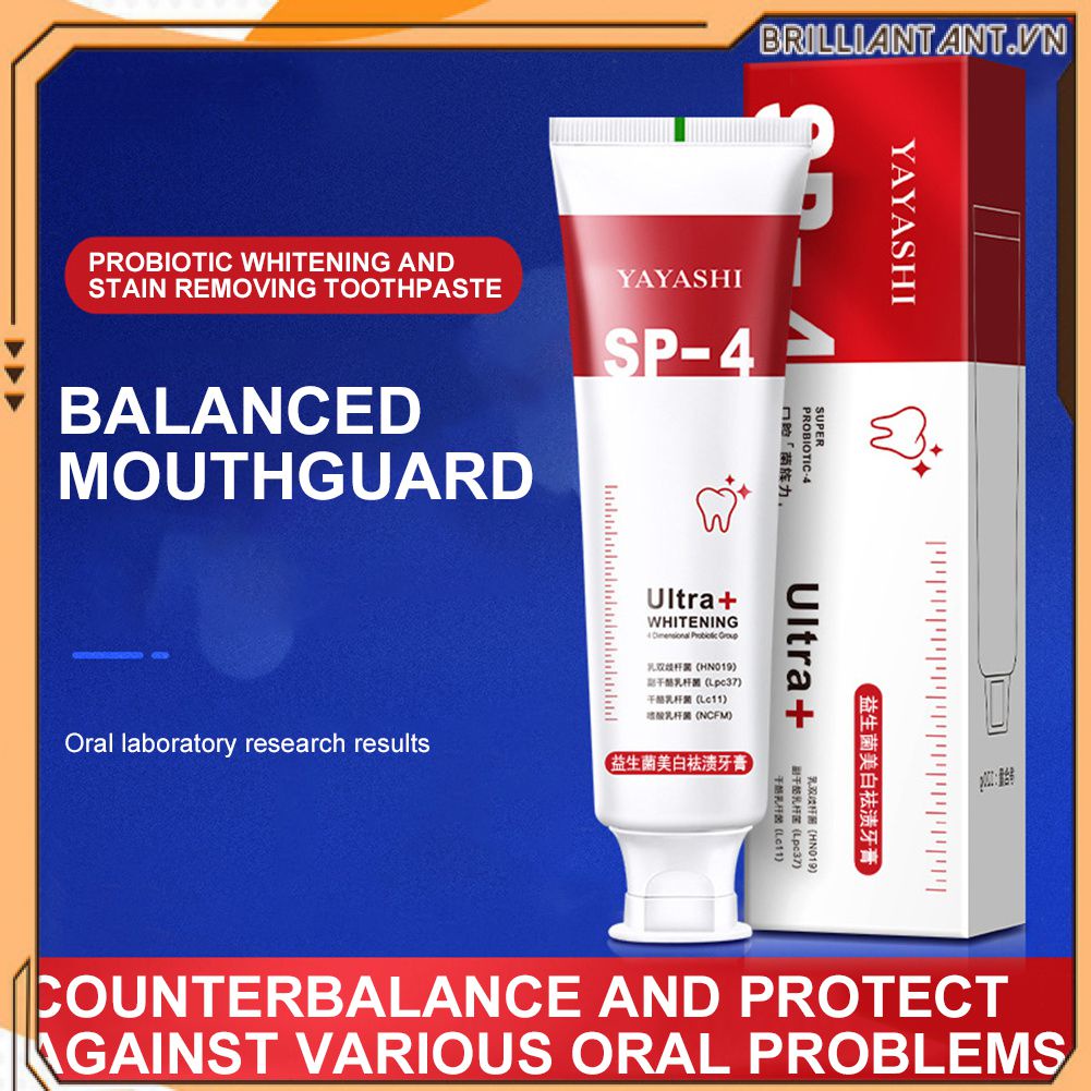 Ban Đầu Kem Đánh Răng Làm Trắng Răng Ubat Gigi Pemutih Sp4 Yatai Probiotic Oralshark Men Vi Sinh ...