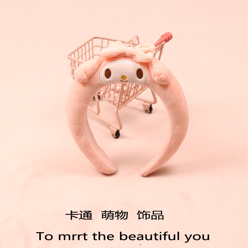 Băng Đô Cài Tóc Hình Chú Bò Sữa / Chuột Mickey / Minnie / Hoa Hồng Nhồi ...