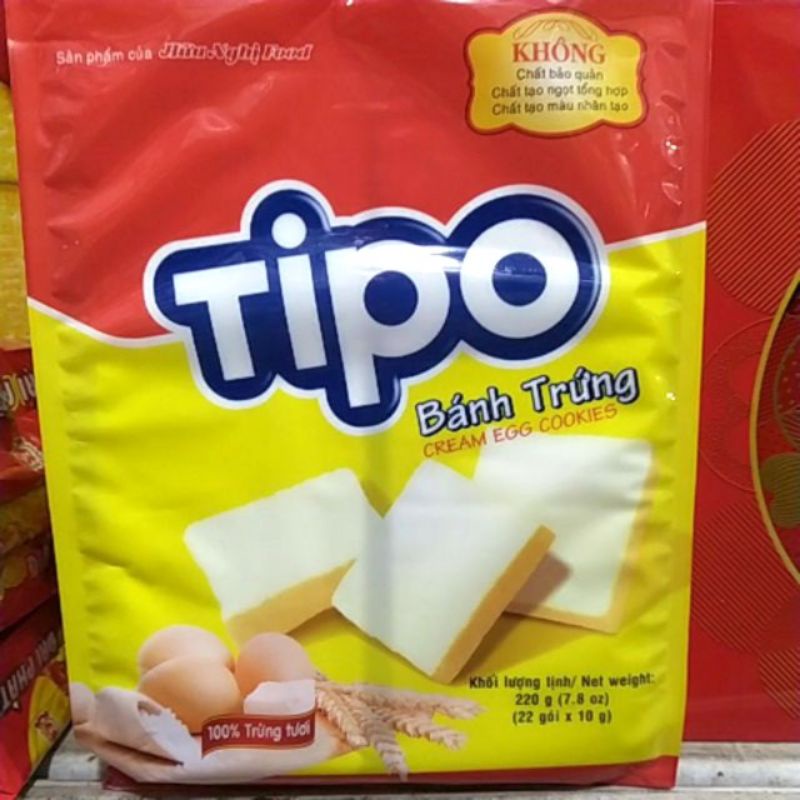 Bánh Trứng Tipo túi 220g Hữu Nghị thơm ngon | Shopee Việt Nam
